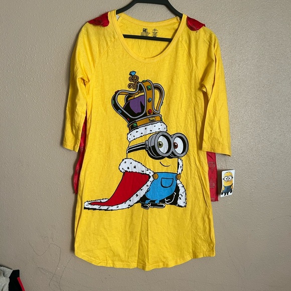 Universal | Pajamas | Universal Yellow Minion Kids Pajama Nightgown ...